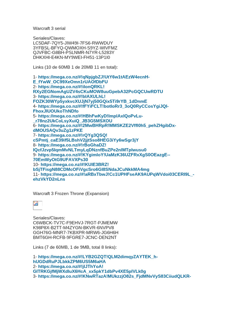 Warcraft 3 Serial | PDF