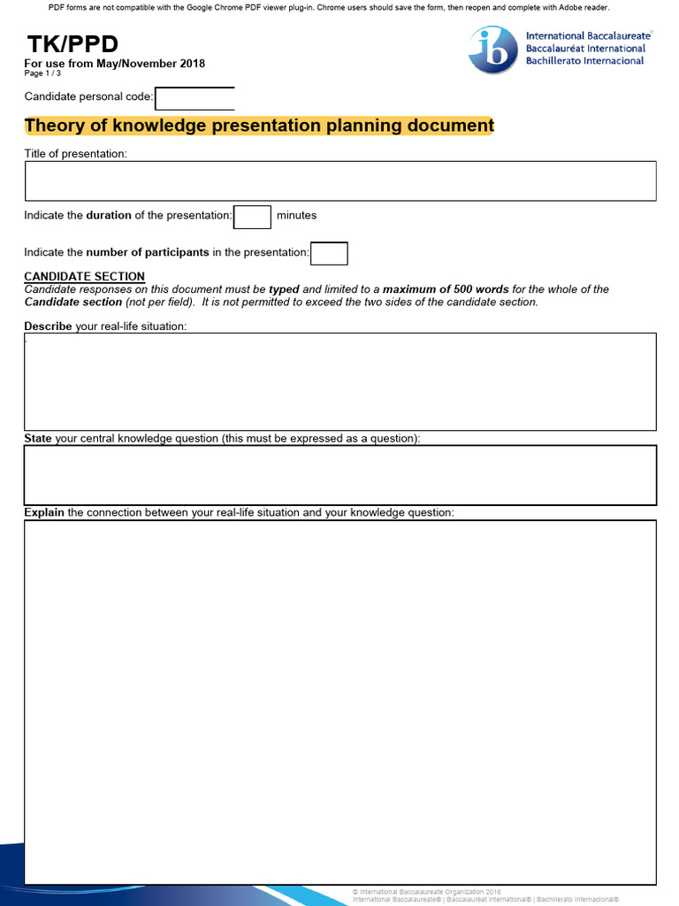 Exhibition ToK Form | PDF
