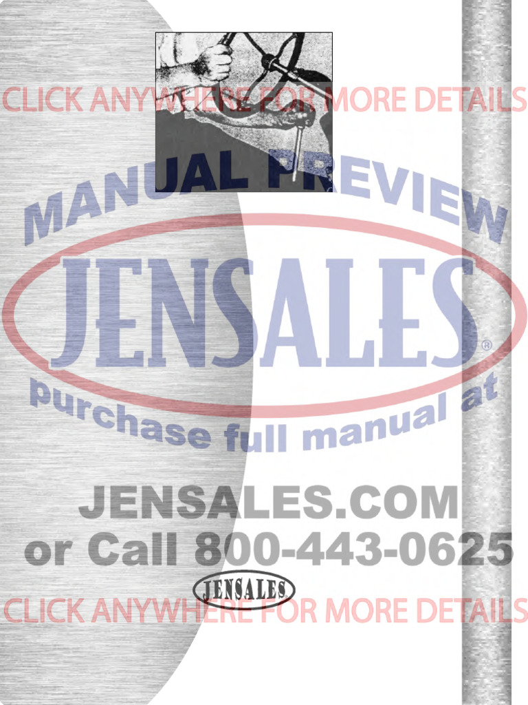 SAME Jaguar 95 Operator's Manual | PDF | Tractor | Axle