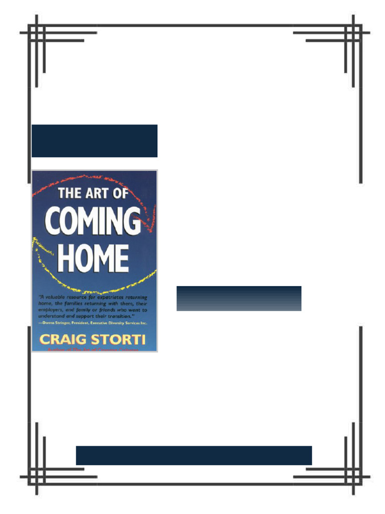 The Art of Coming Home 2nd Edition Craig Storti ebook fast stream ...