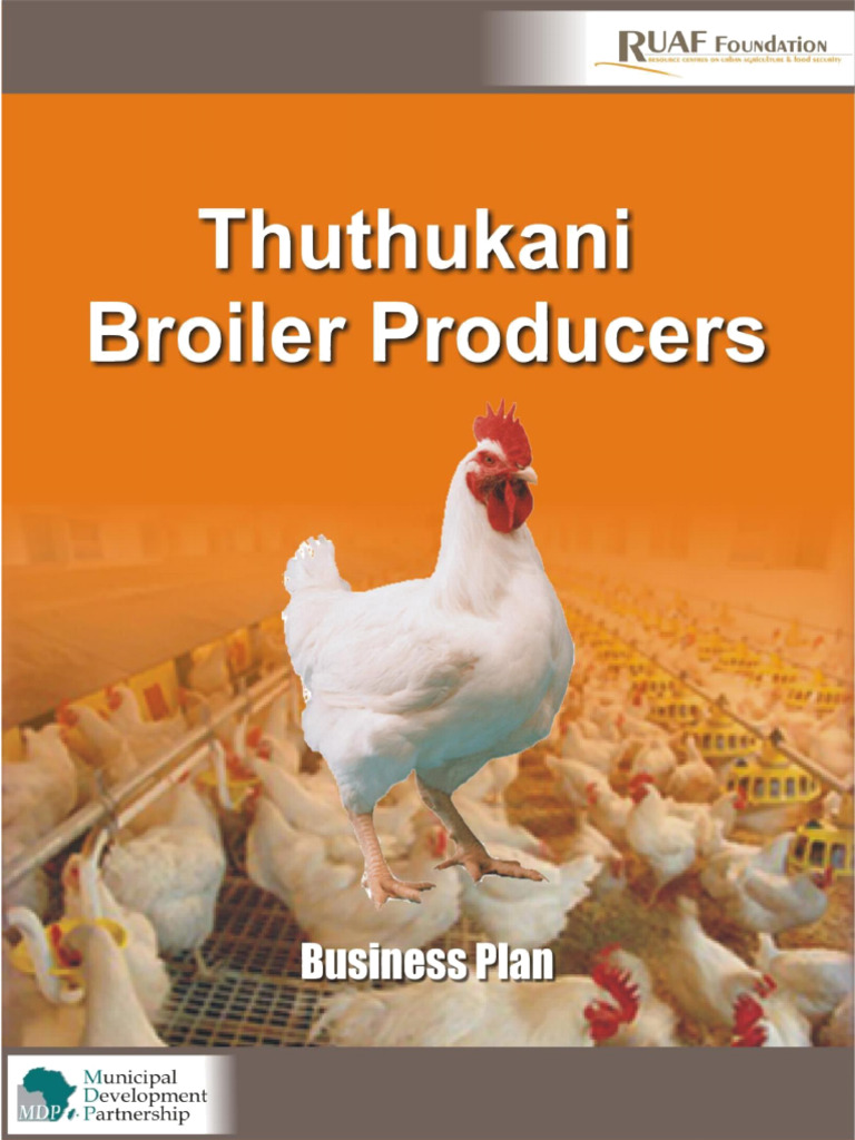 Business Plan for Poultry Broiler Thuthukani Broiler Project | PDF ...