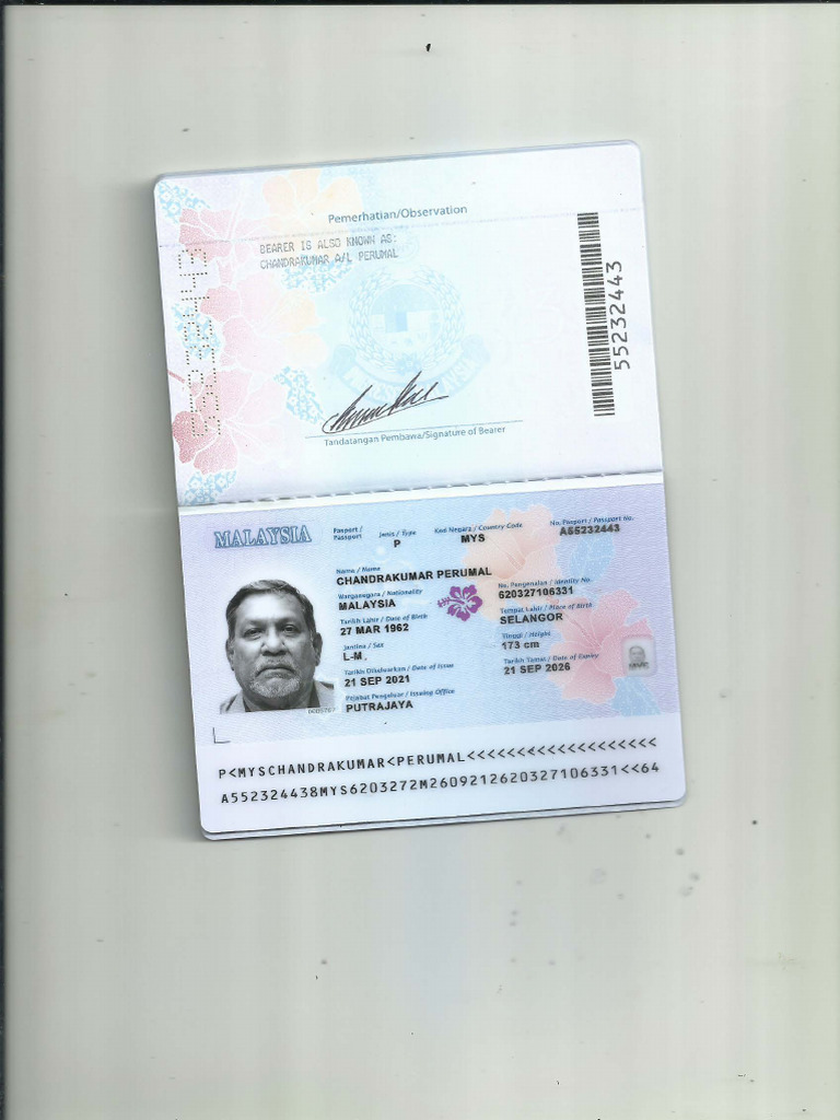Passport Year 2021 Till 2026 | PDF
