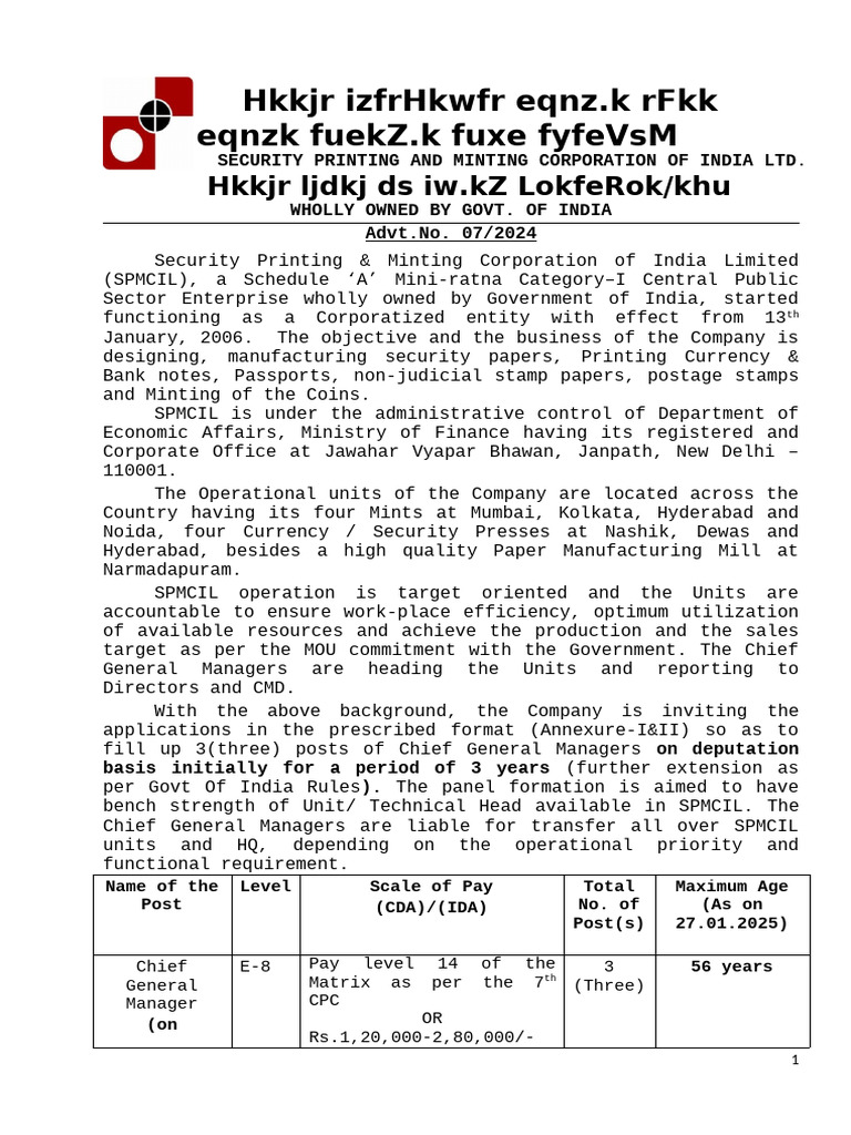 Advt.-for-the-post-of-Chief-General-Managers_2025 (1) | PDF