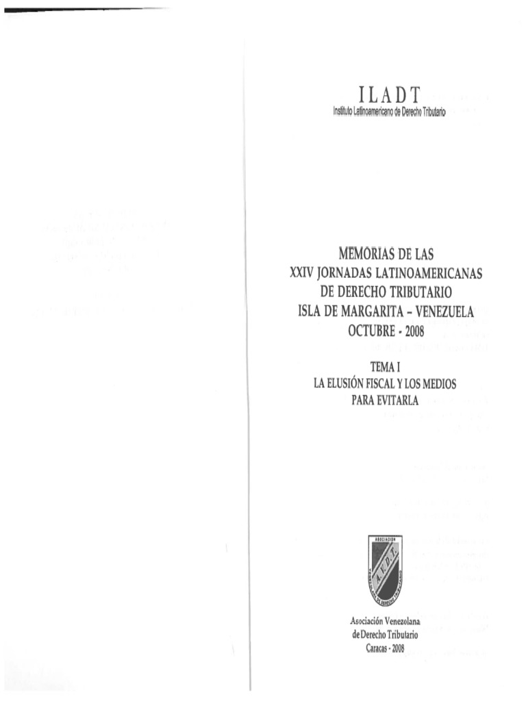 La Elusión Fiscal y los medios para evitarla por Giovanni Moschetti | PDF
