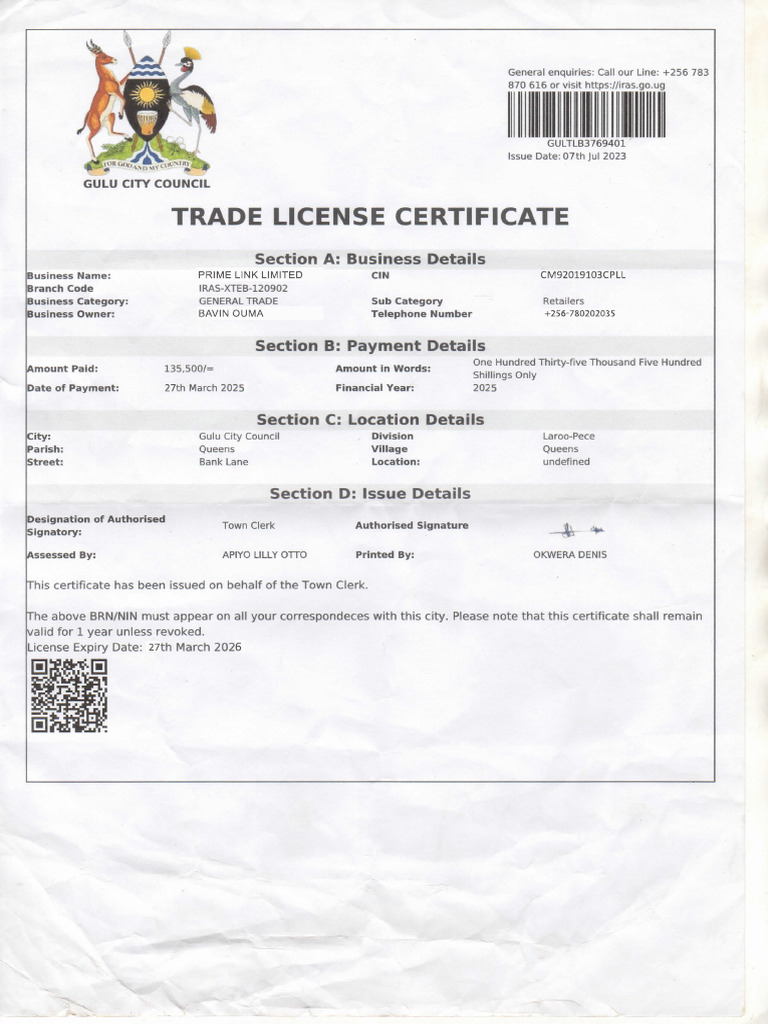 Trading License | PDF