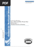 ANSI A300 Pruning Standards Overview | PDF | Pruning | Plant Stem
