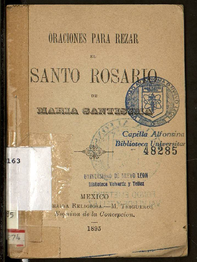 Oraciones para Rezar El Santo Rosario Adecuadamente | PDF