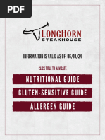 Wingstop UK Allergen & Nutrition Guide | PDF | Nutrition Facts Label ...