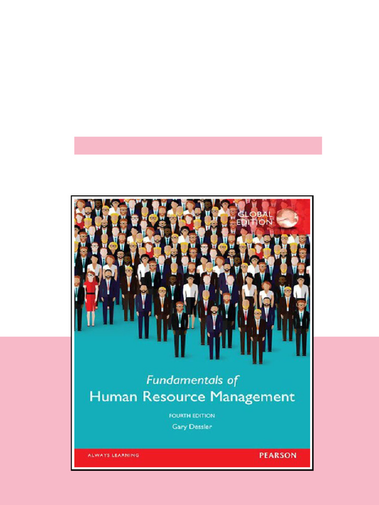 Fundamentals Of Human Resource Management 4th Edition Gary Dessler Full ...