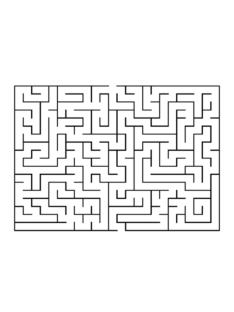 24 by 18 Orthogonal Maze | PDF