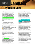 The Landlady by Roald Dahl | PDF