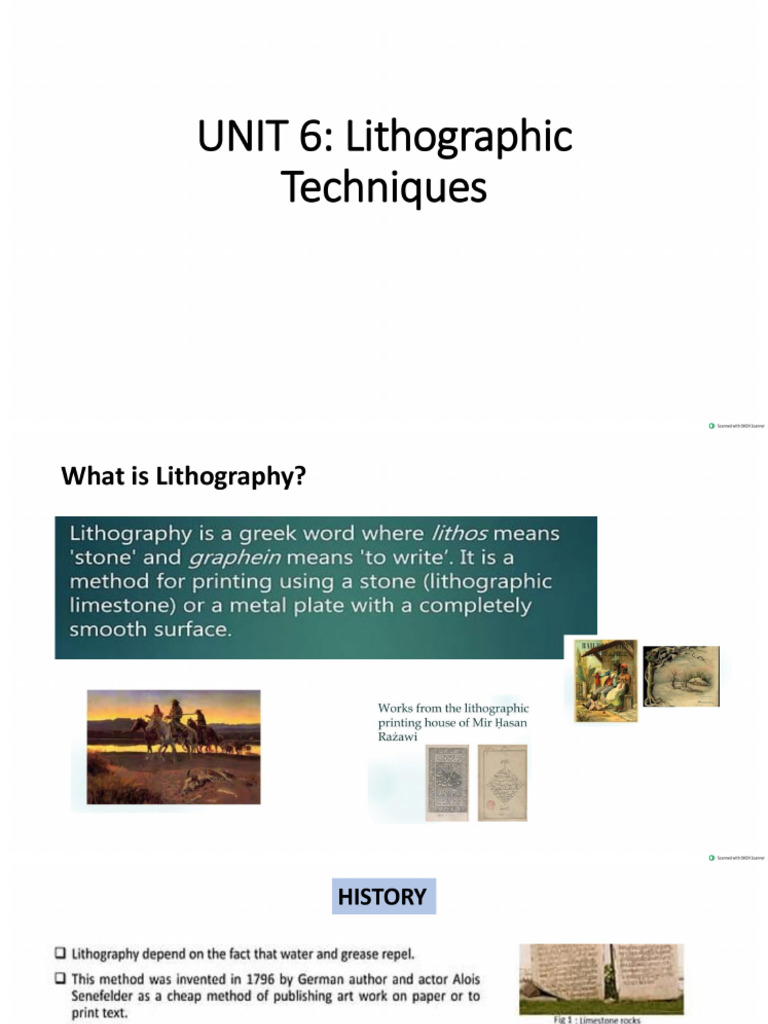 Lithographic Techniques | PDF