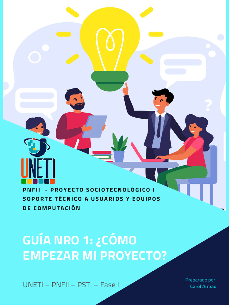 Guía Nro 1 ¿Cómo Empezar Mi Proyecto | PDF | Diseño | Informática