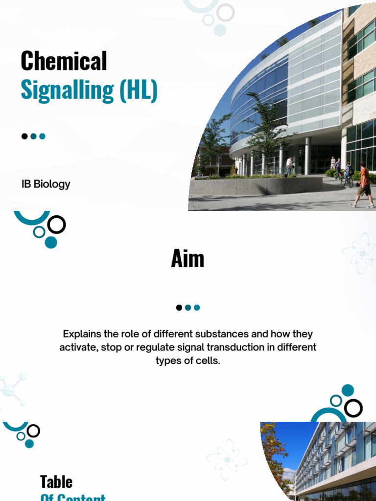 Chemical Signalling in IB Biology | PDF | Cell Signaling | Neurotransmitter