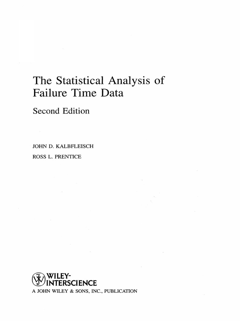 2002 John D. Kalbfleisch Ross L. Prentice - The Statistical Analysis of ...