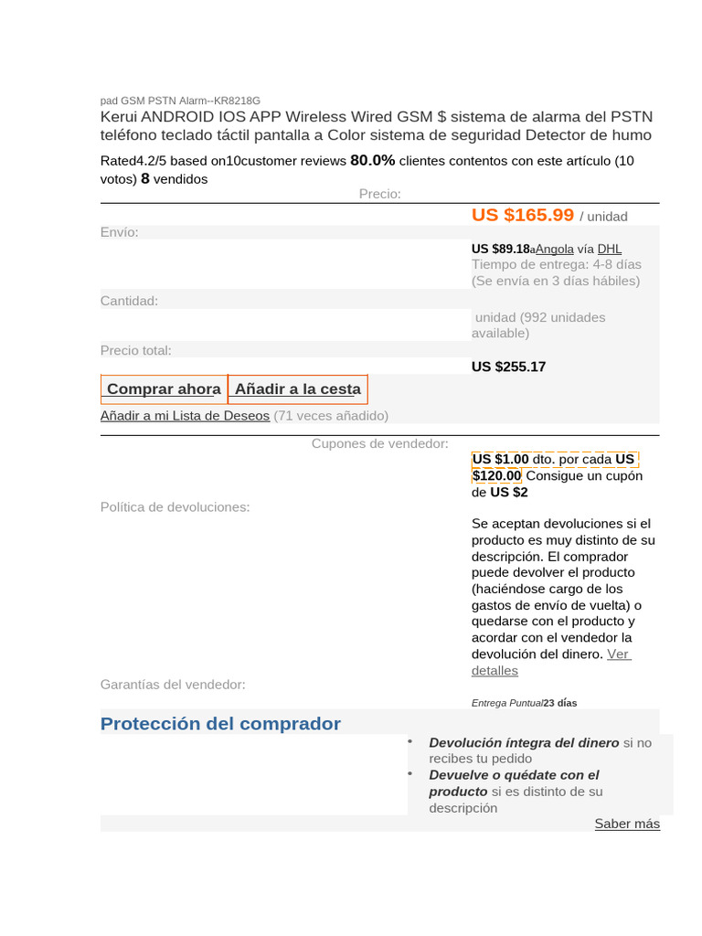 Pad GSM PSTN Alarm | PDF | Aplicación movil | Android (sistema operativo)