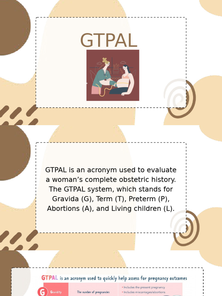 Understanding GTPAL in Obstetric History | PDF