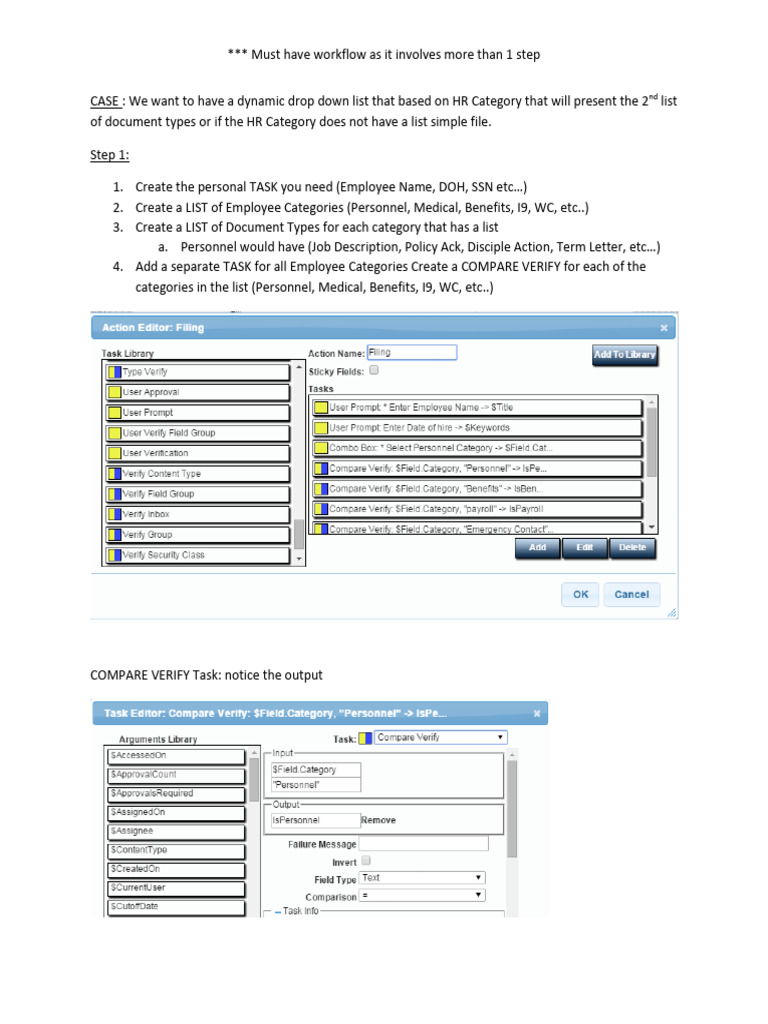 Dynamic Lists | PDF