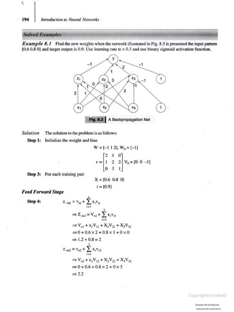 Backpropagation Numerical Practice | PDF