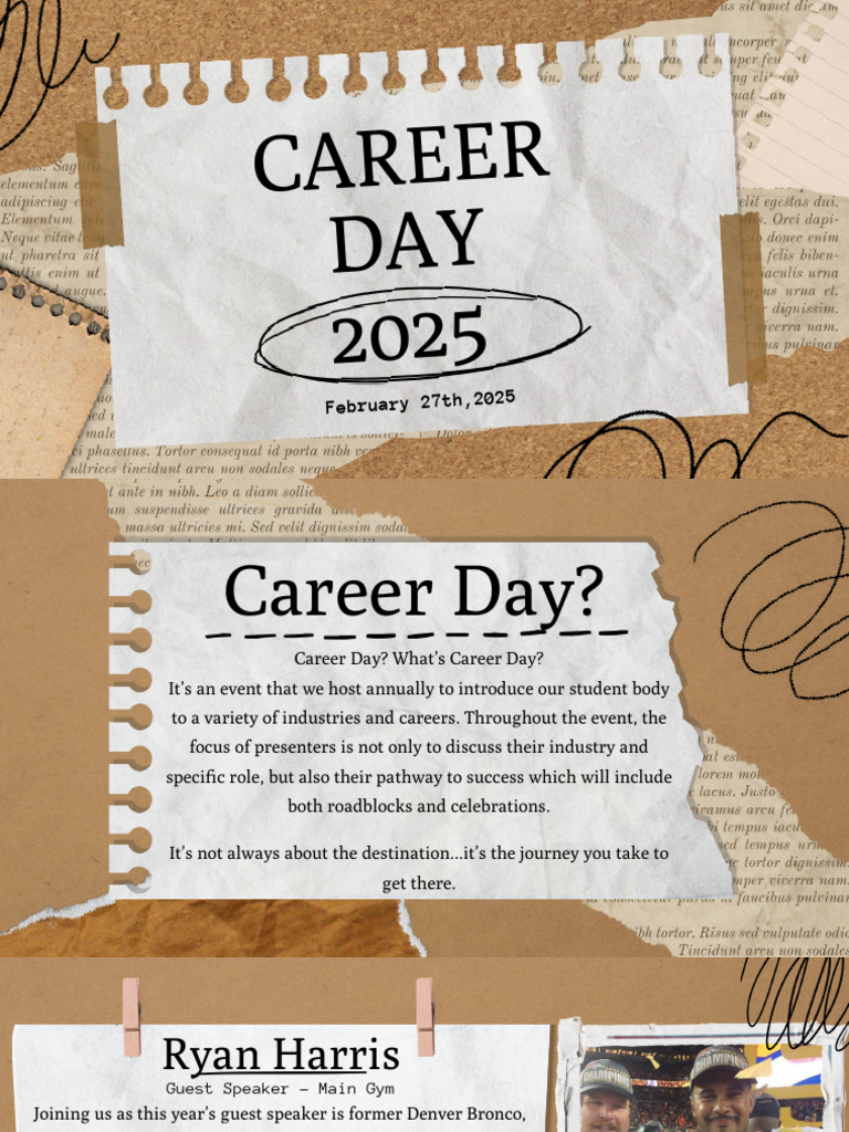 Career Day 2025 - Presenters - V4.pptx-Compressed | PDF | Neurology