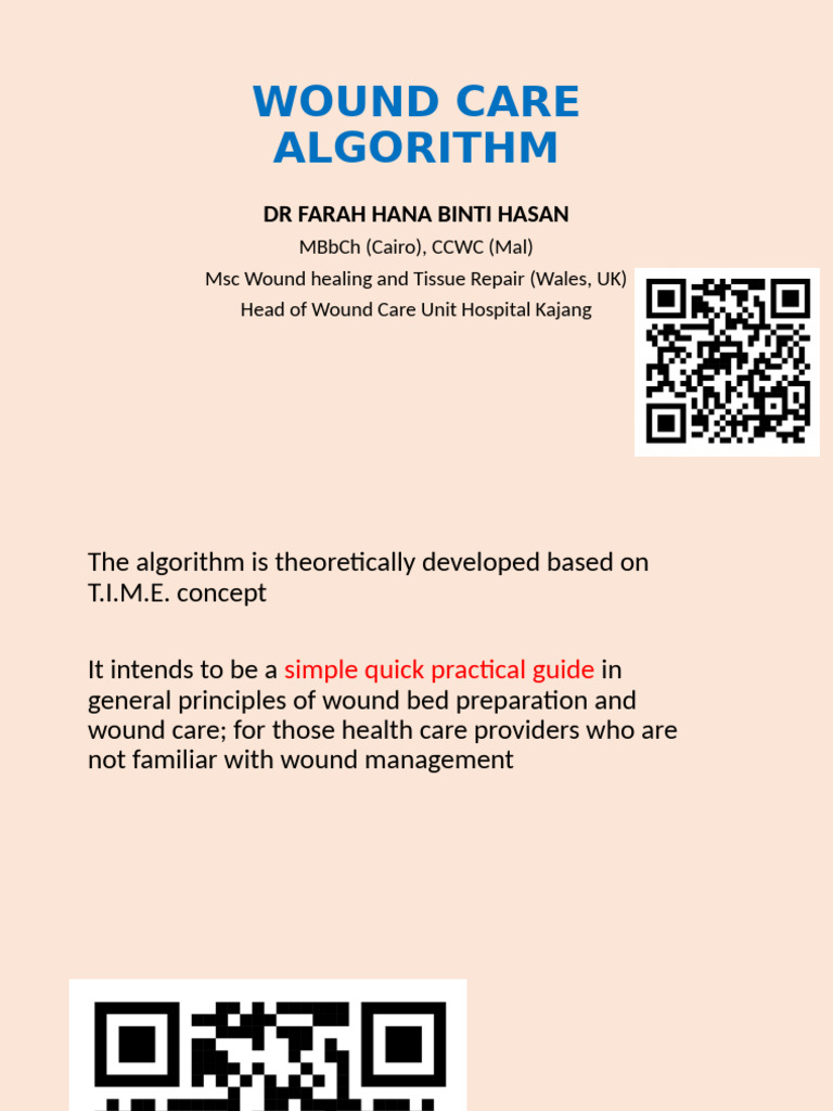 Wound Care Algorithm Guide | PDF