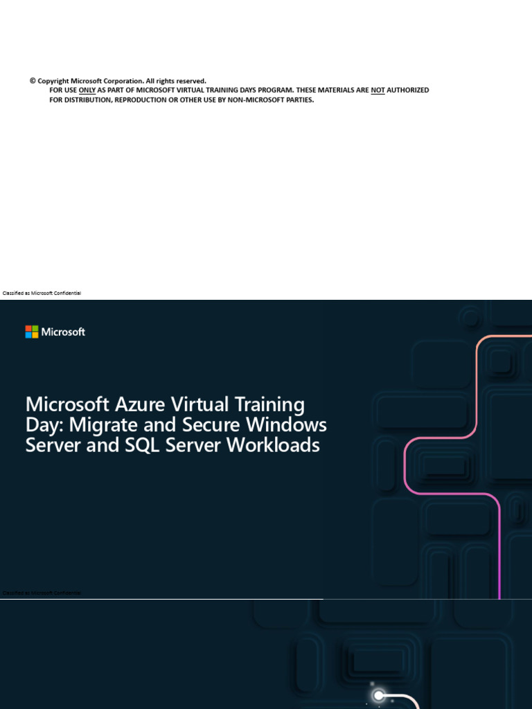 Azure Migration & Security Training Guide | PDF | Microsoft Azure ...
