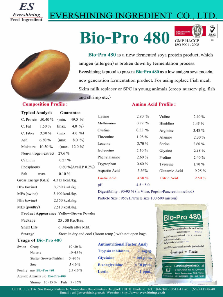 Bio-Pro 480 - Specification - Eng Version | PDF