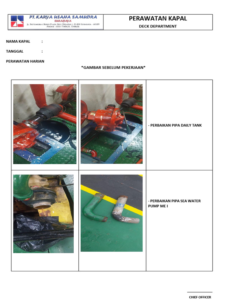 Perawatan Deck Dept | PDF