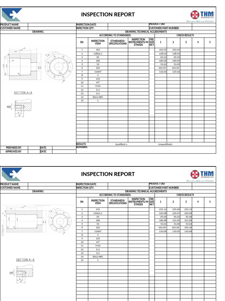 Product Inspection Report Summary | PDF