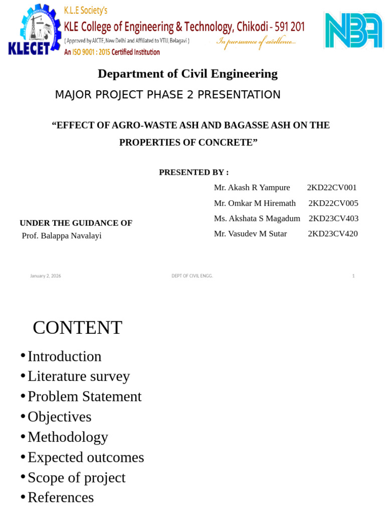 Major Project Phase 2-1 | PDF | Concrete | Cement