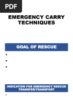 Types of Carries for First Aid | PDF | Arm