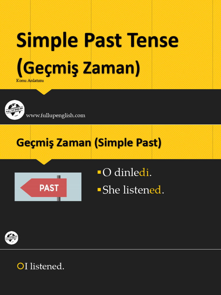 Simple Past Tense Explained | PDF