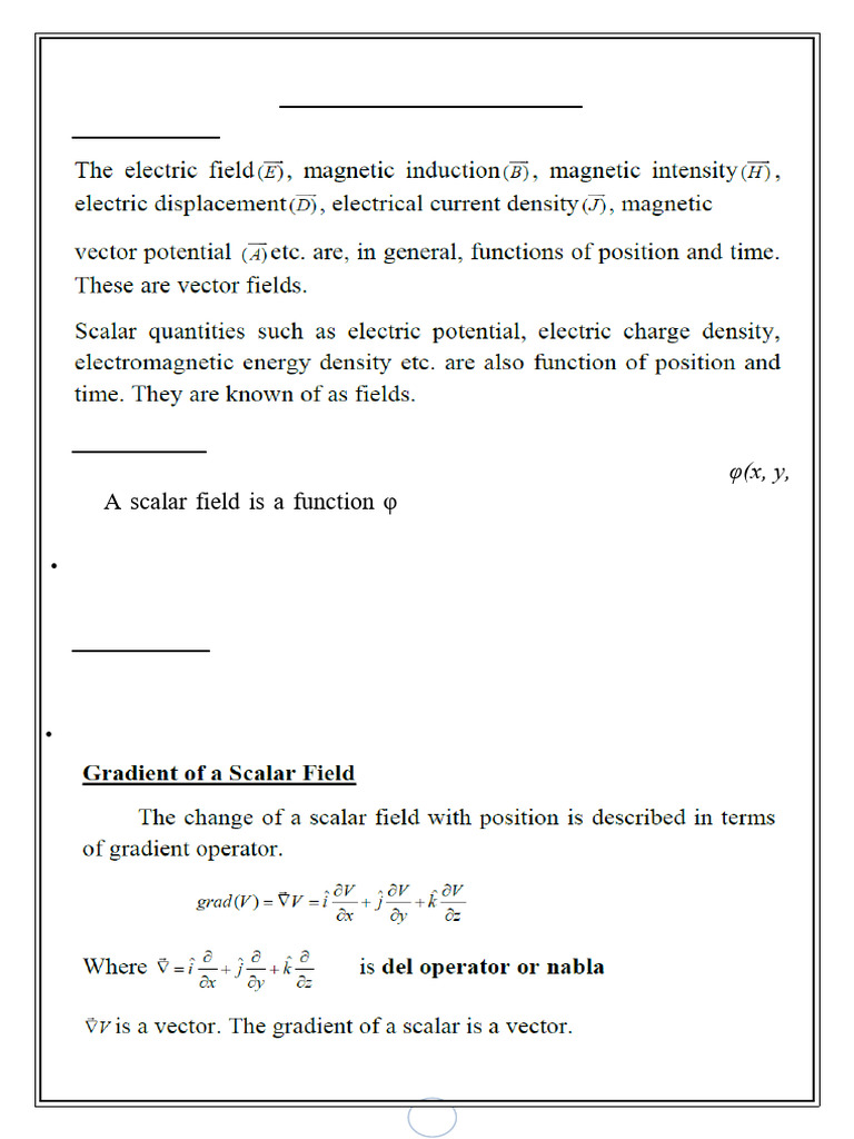 Electromagnetic Theory: Fields Explained | PDF