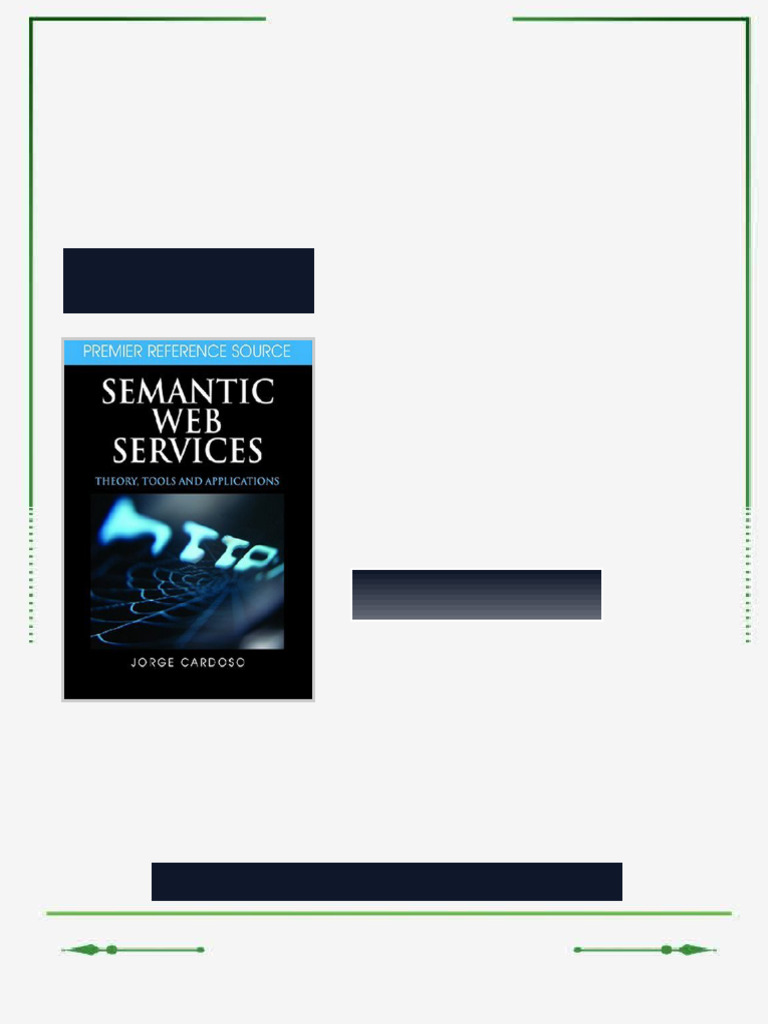Semantic Web Services Theory Tools and Applications Jorge Cardoso ebook ...