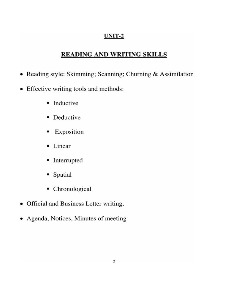 Unit-3 - SOFT SKILLS NOTES | PDF