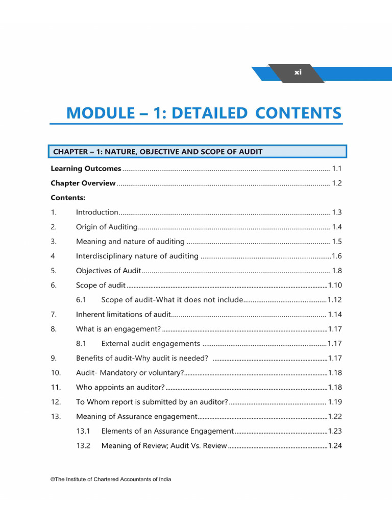 Audit Check List (Ca Inter) Chapterwise | PDF