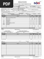 Senior High School SF10 Form Guide | PDF | Middle Schools | Schools