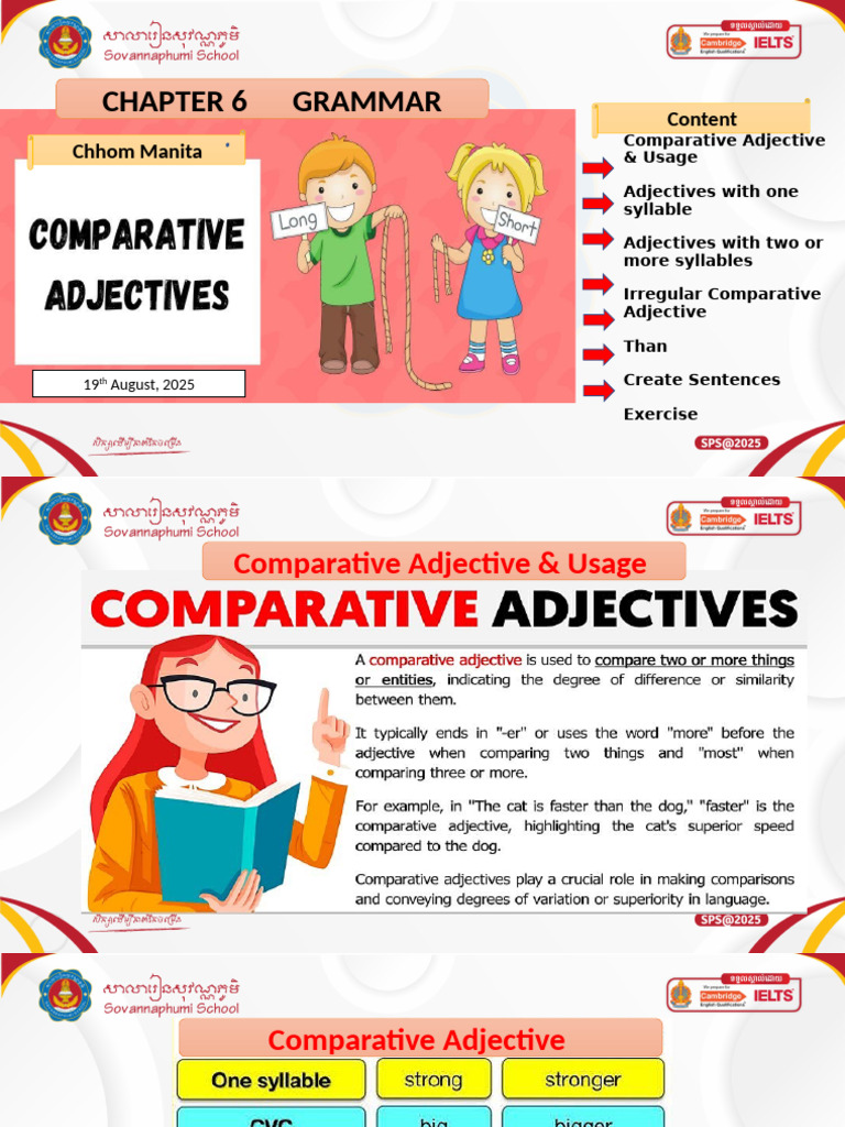 Comparative Adjective | PDF
