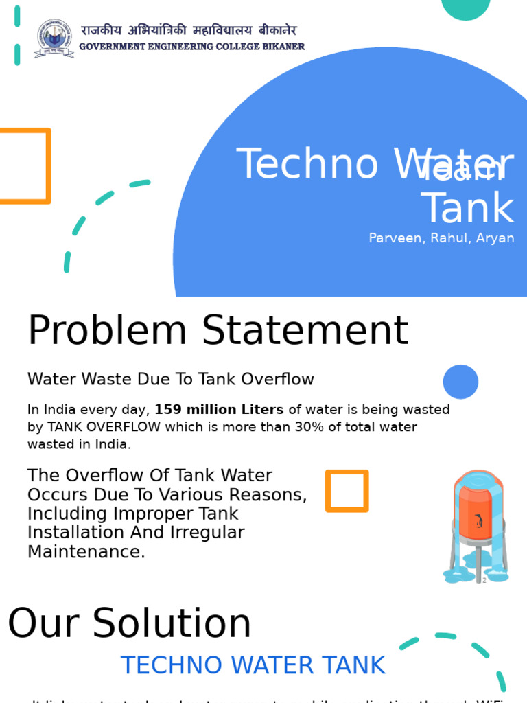 Techno Water Tank | PDF