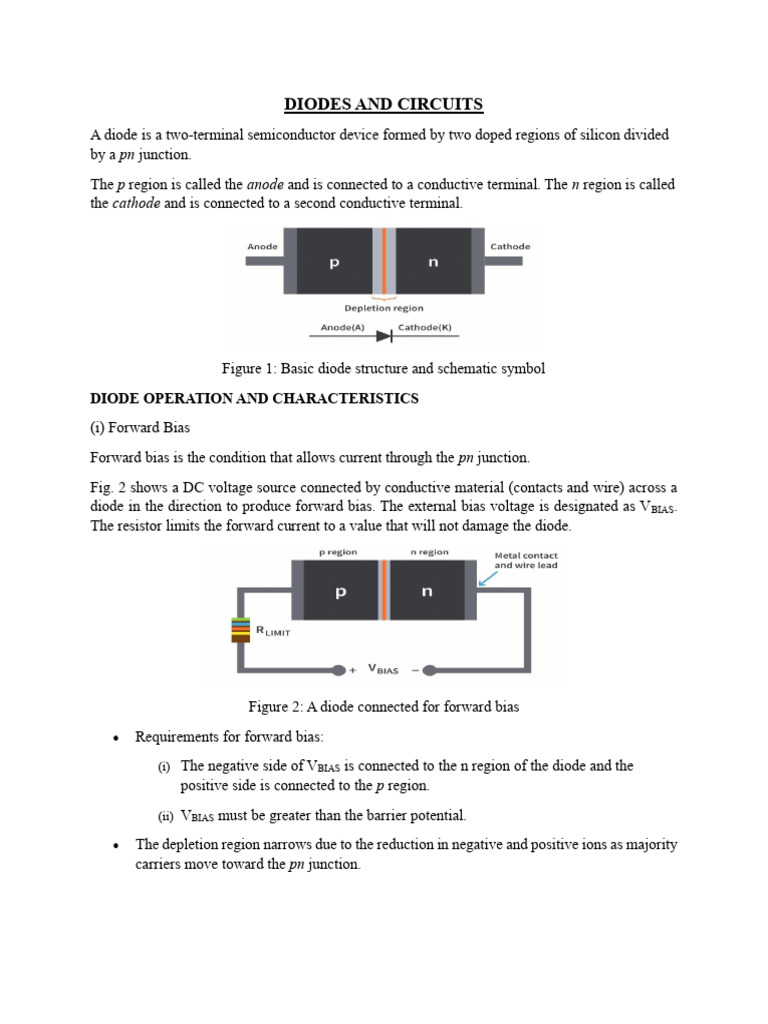 Cpe 101 Lecture - Diodes and Circuits | PDF | Diode | P–N Junction