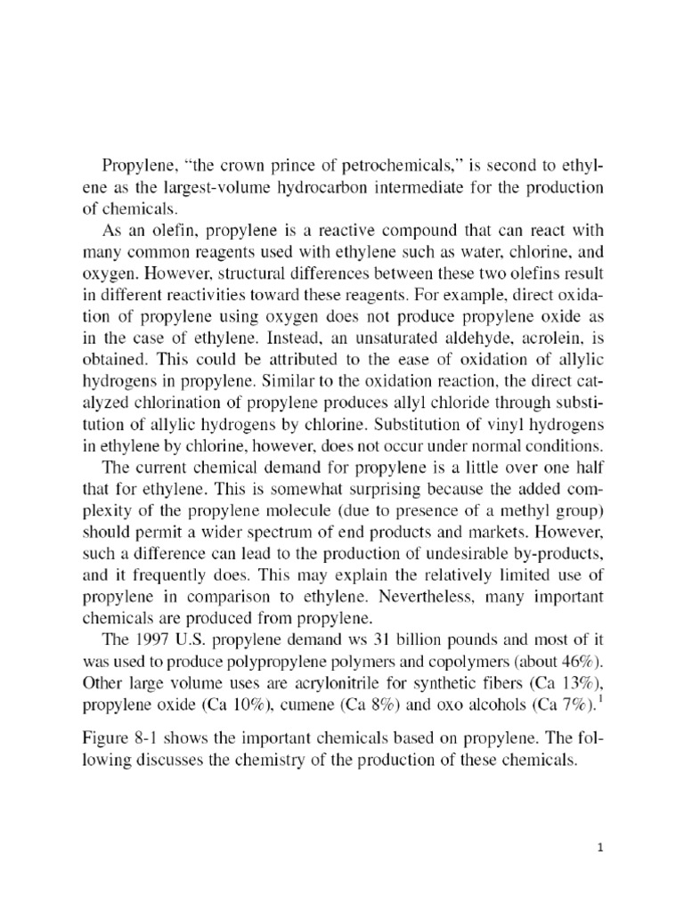 c3, c4, Aromatics and Polymers | PDF