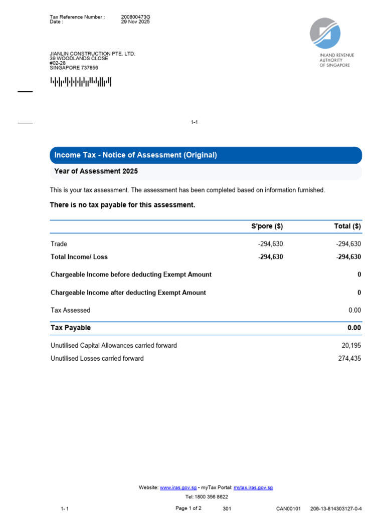2025 Income Tax Assessment Notice | PDF | Personal Finance | Wealth