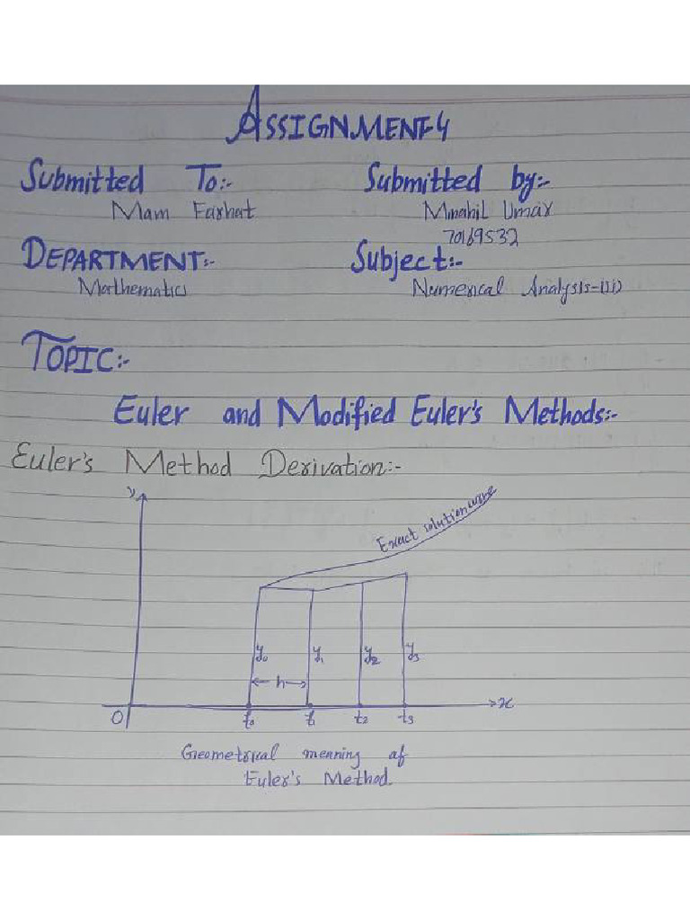 Assignment 4 of Numerical Analysis - Ii - Compress | PDF