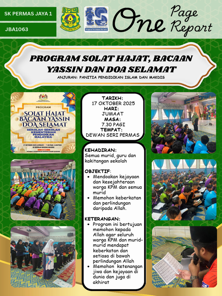 OPR Solat Hajat, Bacaan Yassin | PDF