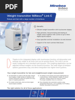 DAT 400 Weight Transmitter Manual | PDF | Computing | Electronics