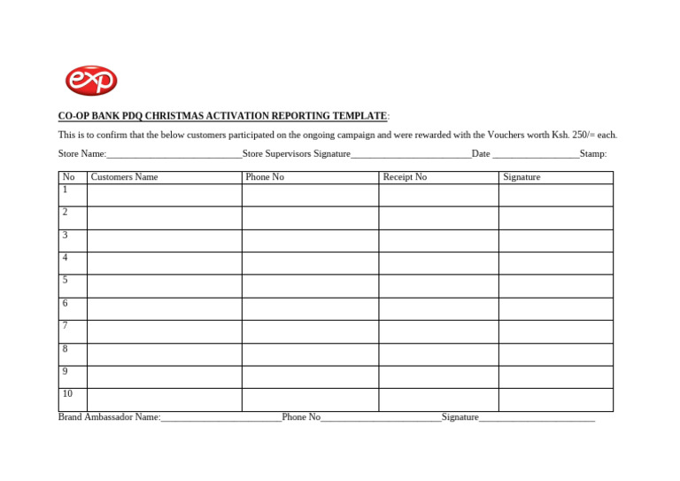Voucher Tracker Sheet - Outlet Sign Off | PDF