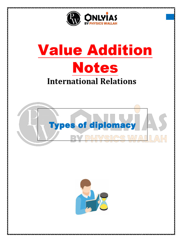 Types of Diplomacy Explained | PDF | Diplomacy | Non Governmental ...