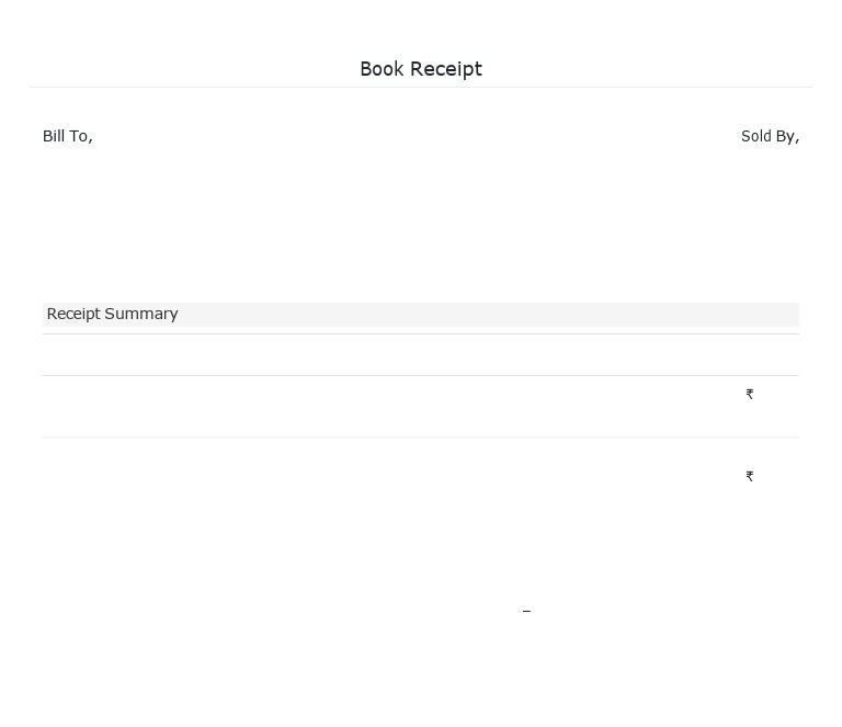 Book Receipt for "Statement of Indian Law" | PDF