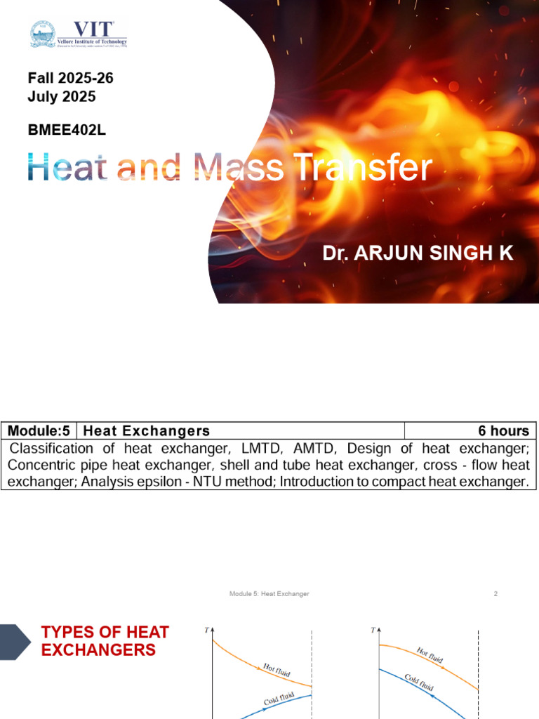 Module 5 Heat Exchanger | PDF | Heat Exchanger | Heat Transfer