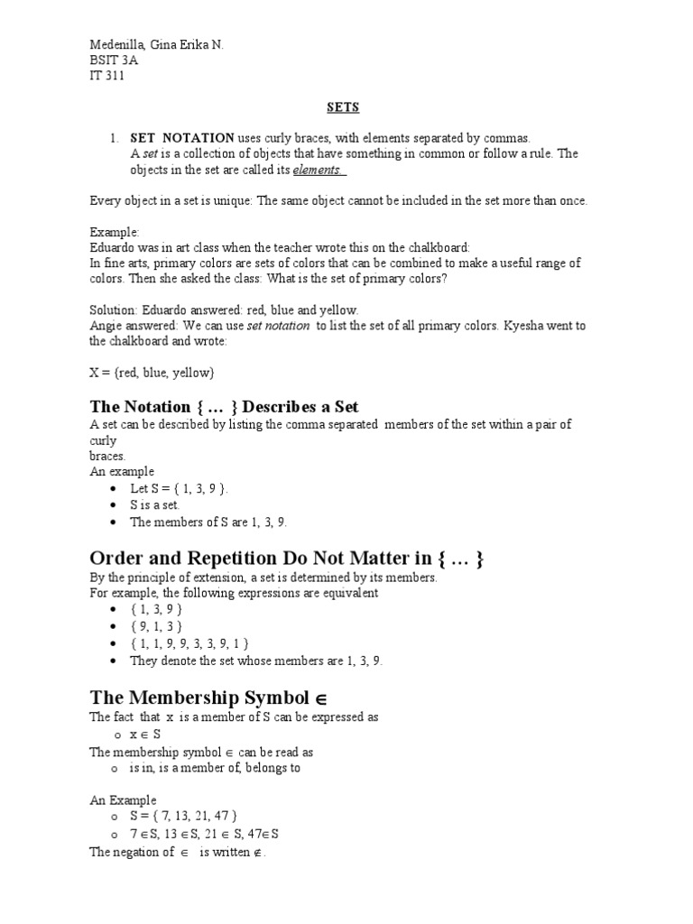 Order and Repetition Do Not Matter in ( ) : The Notation ( ) Describes ...